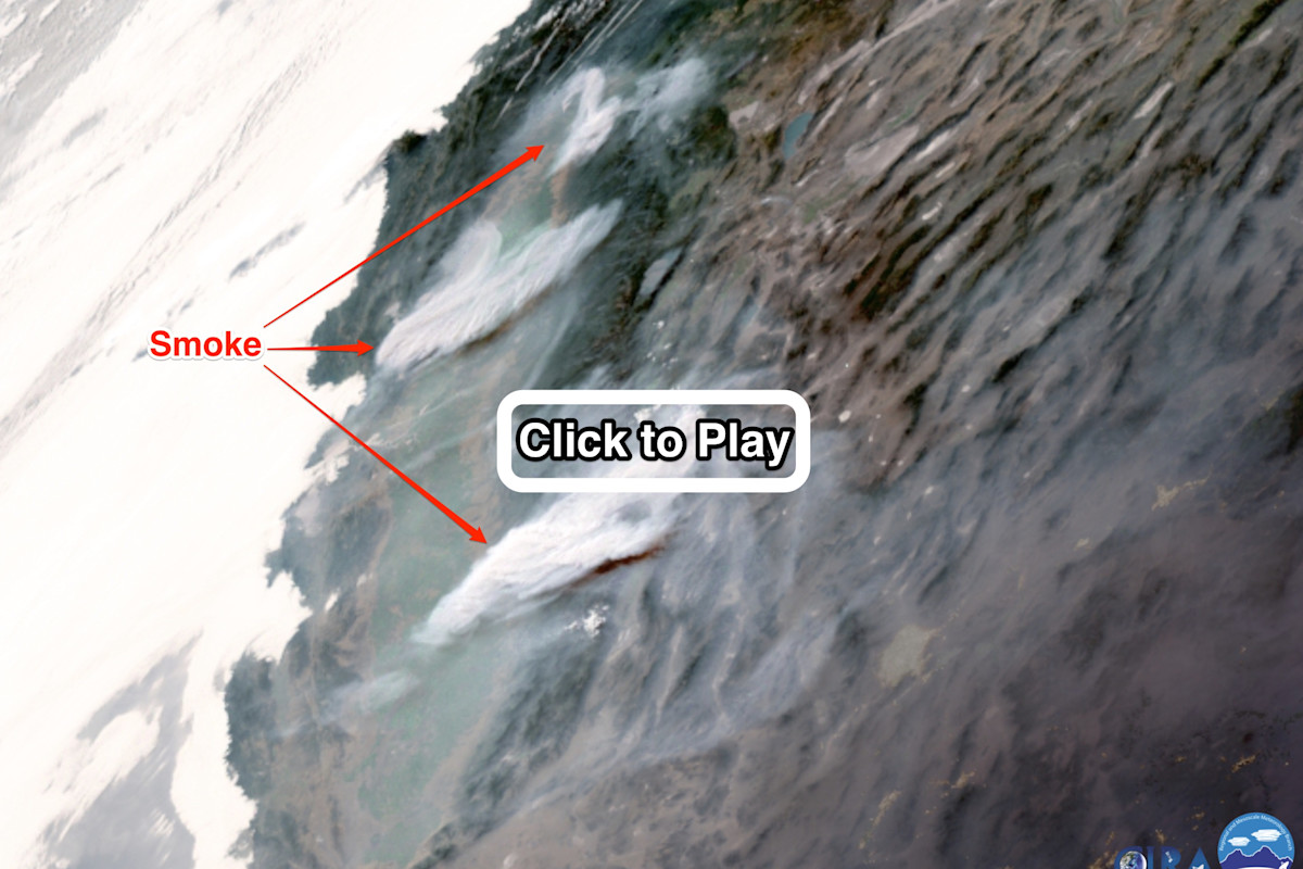 As a heat wave builds, dozens of wildfires are burning across nearly a ...