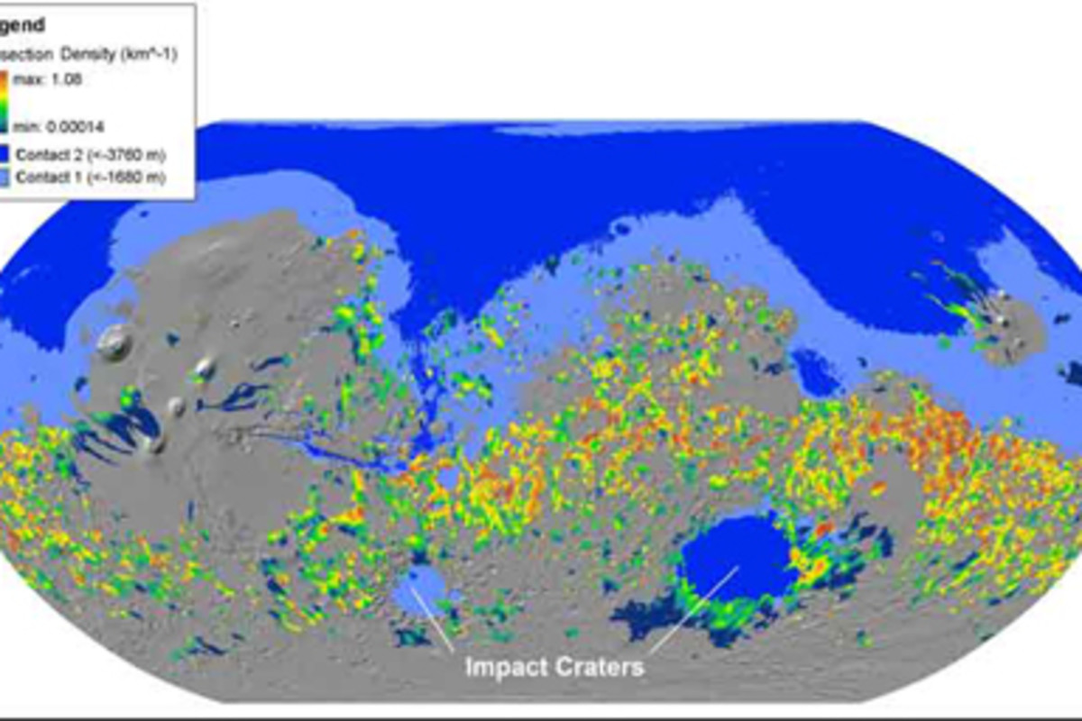 New Map Suggests Huge Ocean Once Dominated Mars' Northern Hemisphere ...