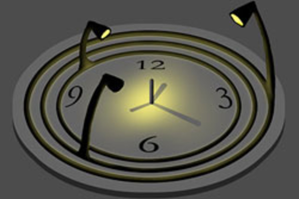 Ironic Sans: the Bulbdial clock | Discover Magazine