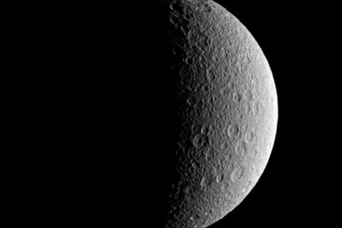 Cassini Probe Detects a Wispy Oxygen Atmosphere on Saturn's Moon Rhea ...
