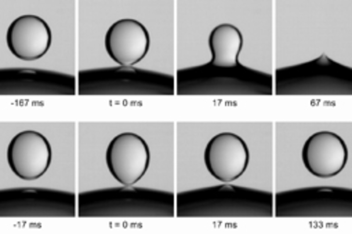 How to Make Water Drops Bounce Off Each Other Like Beach Balls ...