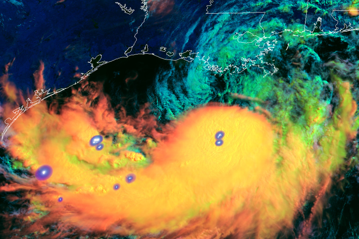 A Dramatic View of Tropical Storm Barry Unlike Any You May Have Seen ...