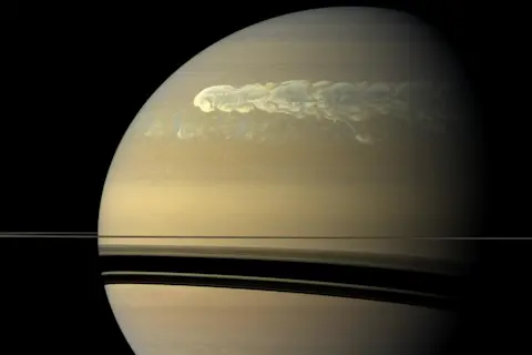 In With a Bang, Out With Ammonia: Saturn's Strange, 100-Year Storms ...