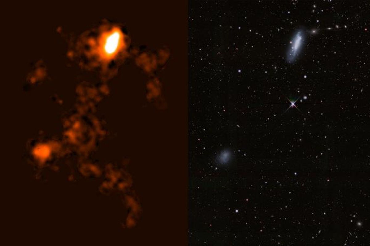 These Dwarf Galaxies are Joined by an Intergalactic Bridge Tens of ...