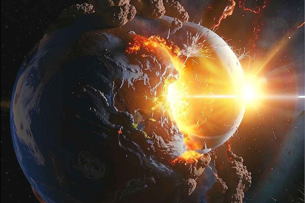 Earth and the Mysterious Planet Theia Were Likely Close Neighbors ...